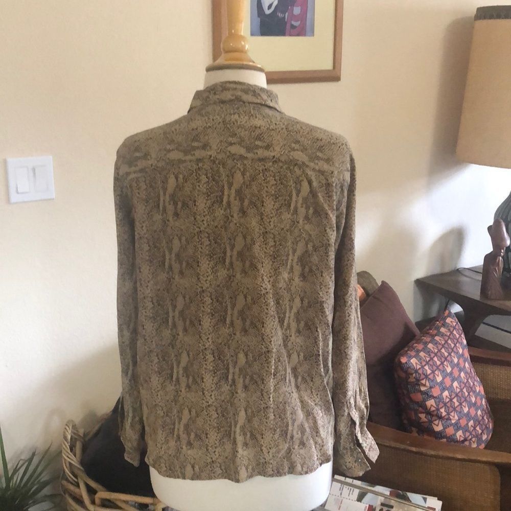 1990s Print Blouse - Gem